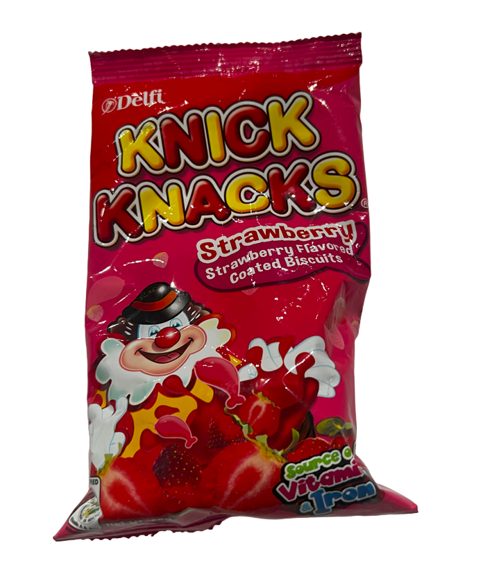 DELFI Knick Knacks: Strawberry (50 gr) – Tindahan ni Mang Pilo USA