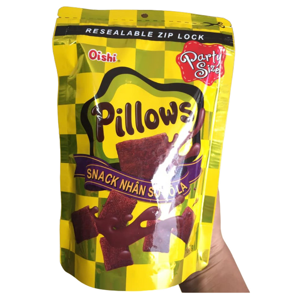 OISHI Pillows: Choco-Filled Crackers (150 gr) – Tindahan ni Mang Pilo USA