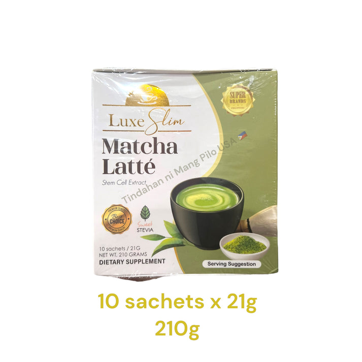 LUXE SLIM Matcha Latte (10 sachets x 21g) (210g) – Tindahan ni Mang Pilo USA