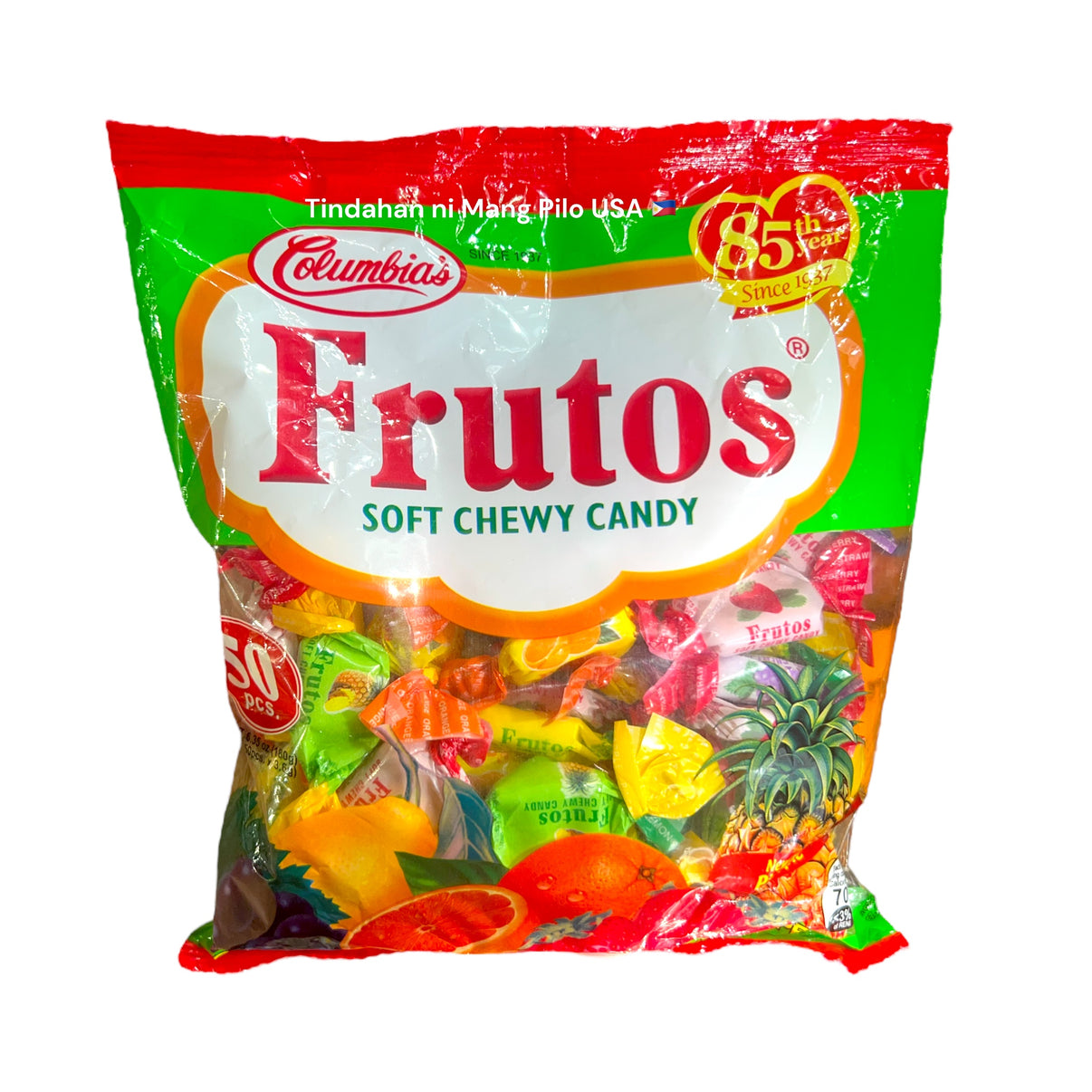 COLUMBIA'S Frutos: Soft Chewy Candy (180 gr) – Tindahan ni Mang Pilo USA